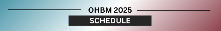 Schedule | Organization for Human Brain Mapping